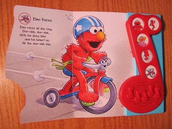 Sesame Street Elmo Musical GET UP AND GO Songs Book 0785382801 | eBay