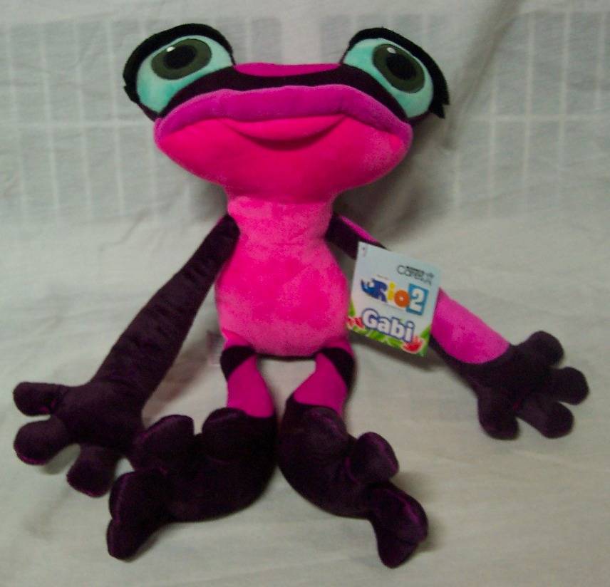 Kohl's Rio 2 SOFT GABI THE PINK TREE FROG 14" Plush STUFFED ANIMAL Toy ...