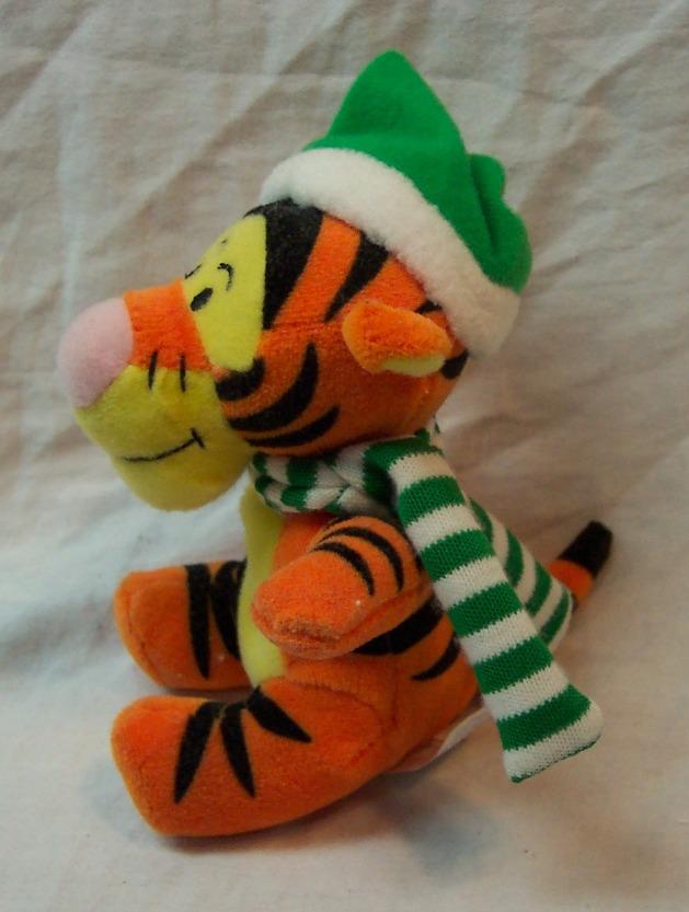 Walt Disney BABY WINTER TIGGER W/ HAT & SCARF 5" Plush STUFFED ANIMAL ...