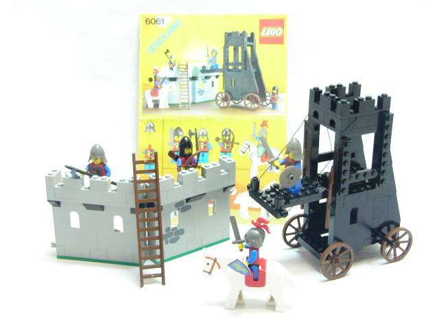 LEGO 6061 CLASSIC VINTAGE CASTLE - SIEGE TOWER - 100% COMPLETE WITH ...