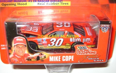 MIKE COPE #30 SLIM JIM 50TH NASCAR SIGNATURE SERIES HO | eBay