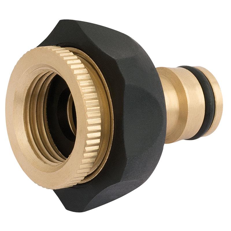Garden Hose Pipe Brass Fittings 1/2" 3/4" 1" BSP Tap Connector See size ...