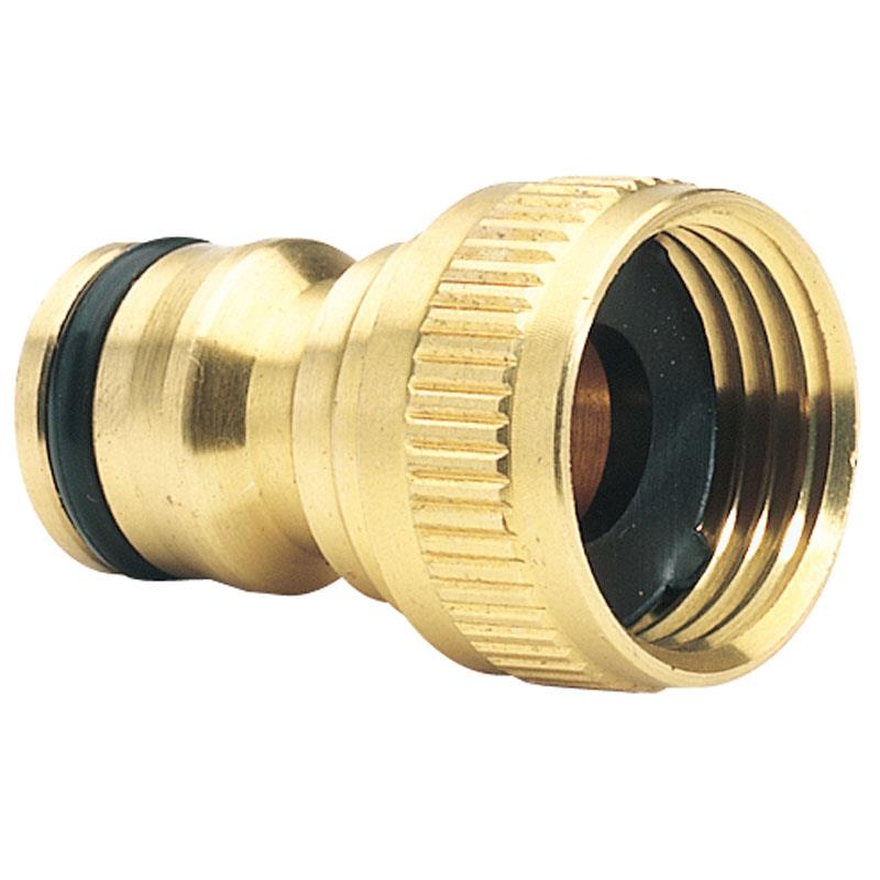 Garden Hose Pipe Brass Fittings 1/2" 3/4" 1" BSP Tap Connector See size ...