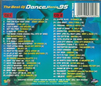 THE BEST OF DANCE MANIA 95 - CD ALBUM | eBay