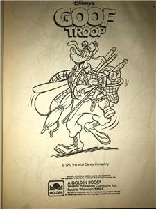 goof troop coloring book