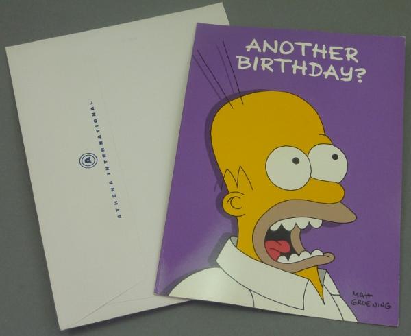 The Simpsons Vintage 1991 Athena Birthday Greeting Cards Take your Pick ...