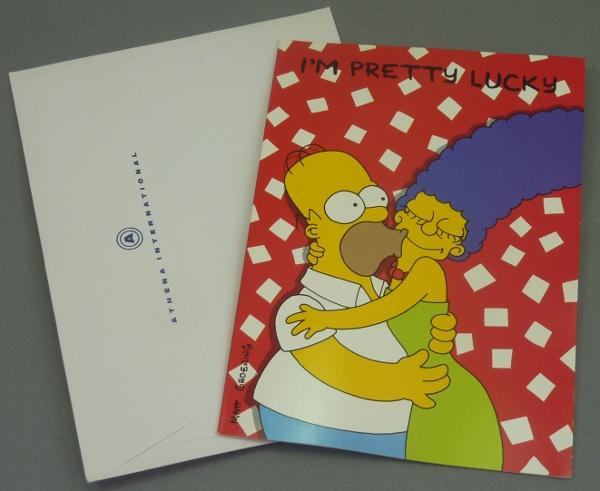 The Simpsons Vintage 1991 Athena Birthday Greeting Cards Take your Pick ...