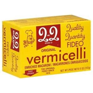 FIDEO BOX OF 4 VERMICELLI PASTA 5 OZ NOODLES GREAT TASTING W CHICKEN ...