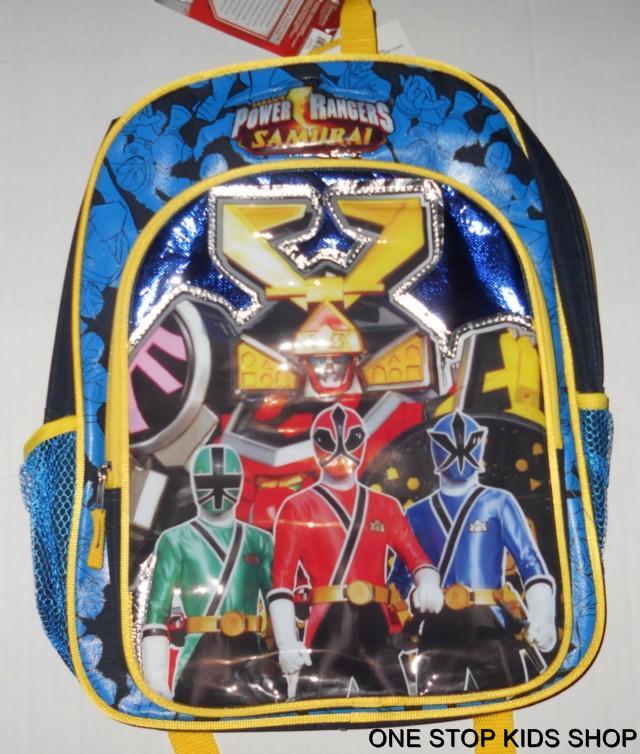 POWER RANGERS School Bag BACKPACK or LUNCH BOX Tote Pouch SAMURAI | eBay