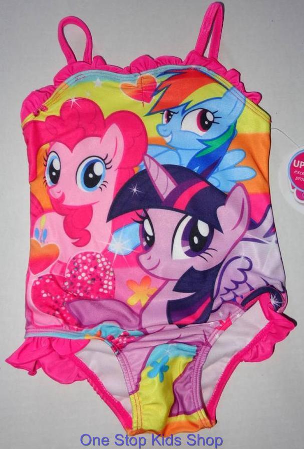MY LITTLE PONY Toddler Girls 2T 3T 4T 5T Swim SWIMSUIT Bathing Suit MLP ...