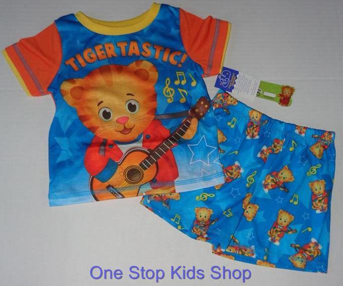 DANIEL TIGER Girls Boys 2T 3T 4T Pjs Set PAJAMAS Shirt Shorts or ...