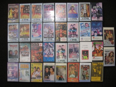 Huge Lot 34 HK Chinese VHS Movies Tai Seng/ATV/TVB/Pan-Asia Thai ...