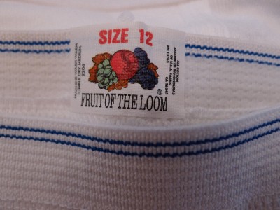 3 Vintage Exciting Boys~FTL~FRUIT OF THE LOOM~12~Blue Stripe Briefs ...