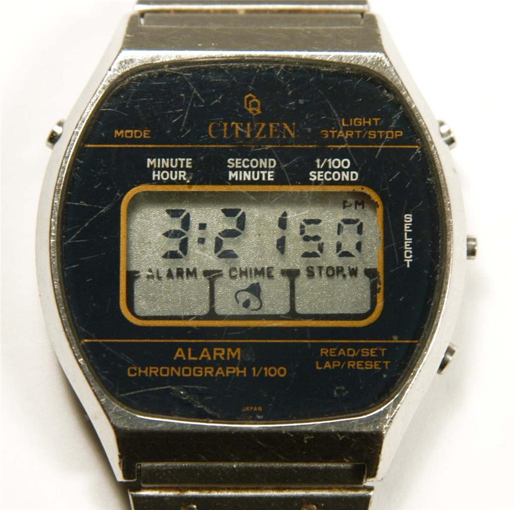 Vintage Quartz Digital Watch at Charles Zeigler blog
