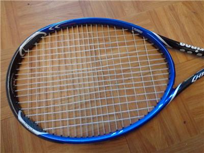 Prince Shark Turbo Midplus 100 head 10.6oz 4 3/8 grip Tennis Racquet ...