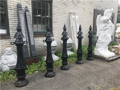 BEAUTIFUL HEAVY CAST IRON VICTORIAN FENCE POSTS - BD1 | eBay
