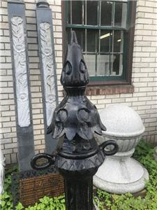 BEAUTIFUL HEAVY CAST IRON VICTORIAN FENCE POSTS - BD1 | eBay