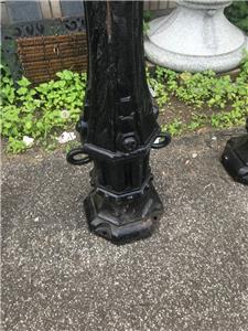 BEAUTIFUL HEAVY CAST IRON VICTORIAN FENCE POSTS - BD1 | eBay