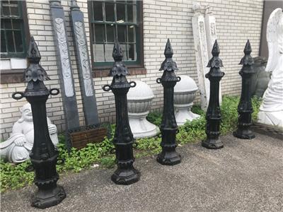 BEAUTIFUL HEAVY CAST IRON VICTORIAN FENCE POSTS - BD1 | eBay