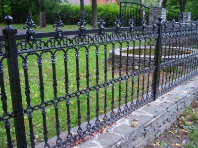 HAND MADE VICTORIAN STYLE CAST IRON FENCE PANEL SYSTEMS H018 | eBay