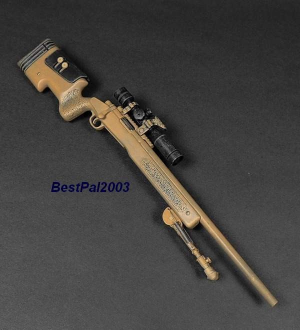 1/6 Scale Hot Toys Sniper Rifle M40 A3 w/ MST-100 Rifle Scope | eBay