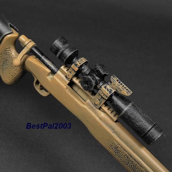 1/6 Scale Hot Toys Sniper Rifle M40 A3 w/ MST-100 Rifle Scope | eBay