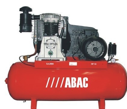 COMPRESSOR ABAC 10-HP x 200L TWO STAGE = High Performance pump - Unique ...