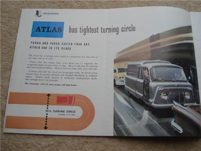 C1959 VINTAGE PRESENTING THE NEW STANDARD ATLAS 10/12CWT VAN SALES ...