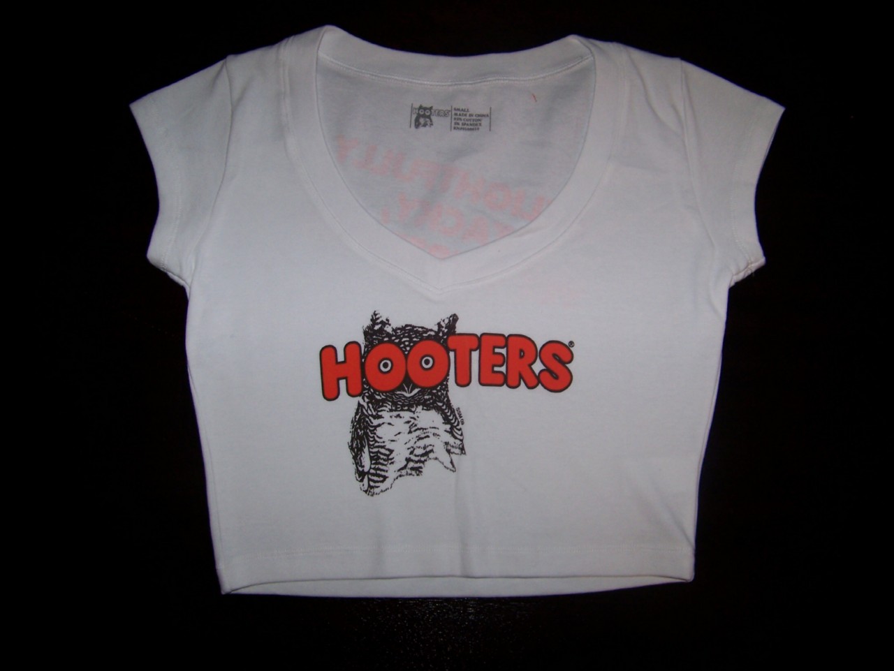 Brand NEW Hooters Girl "NO City" Uniform Crop TOP 100 Authentic XXS S ...